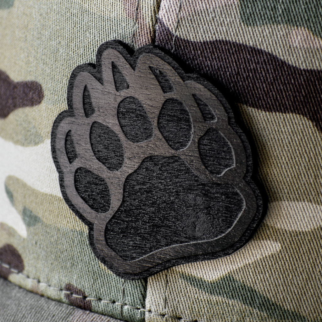 Wooden Patch Snapback Trucker | Bear Paw USA Fishing Snapback Hat | Union Standard Supply Co.